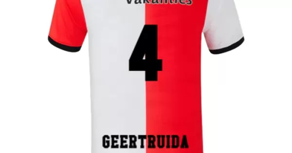 Feyenoord Rotterdam Geertruida 4 Hjemmetrøye 2024/2025